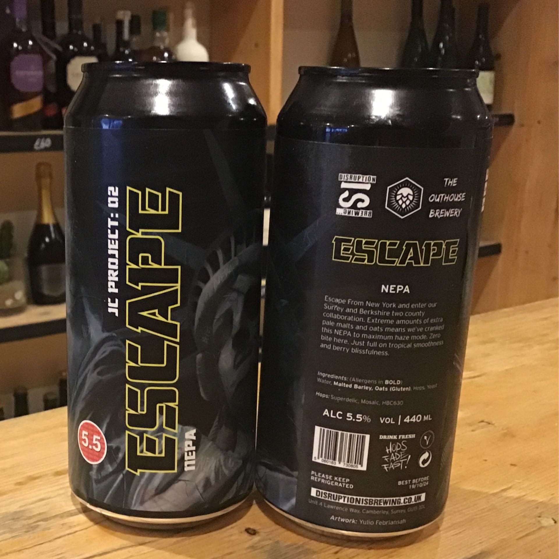 Disruption Is Brewing X The Outhouse Brewery - Escape - Bath Road Beers