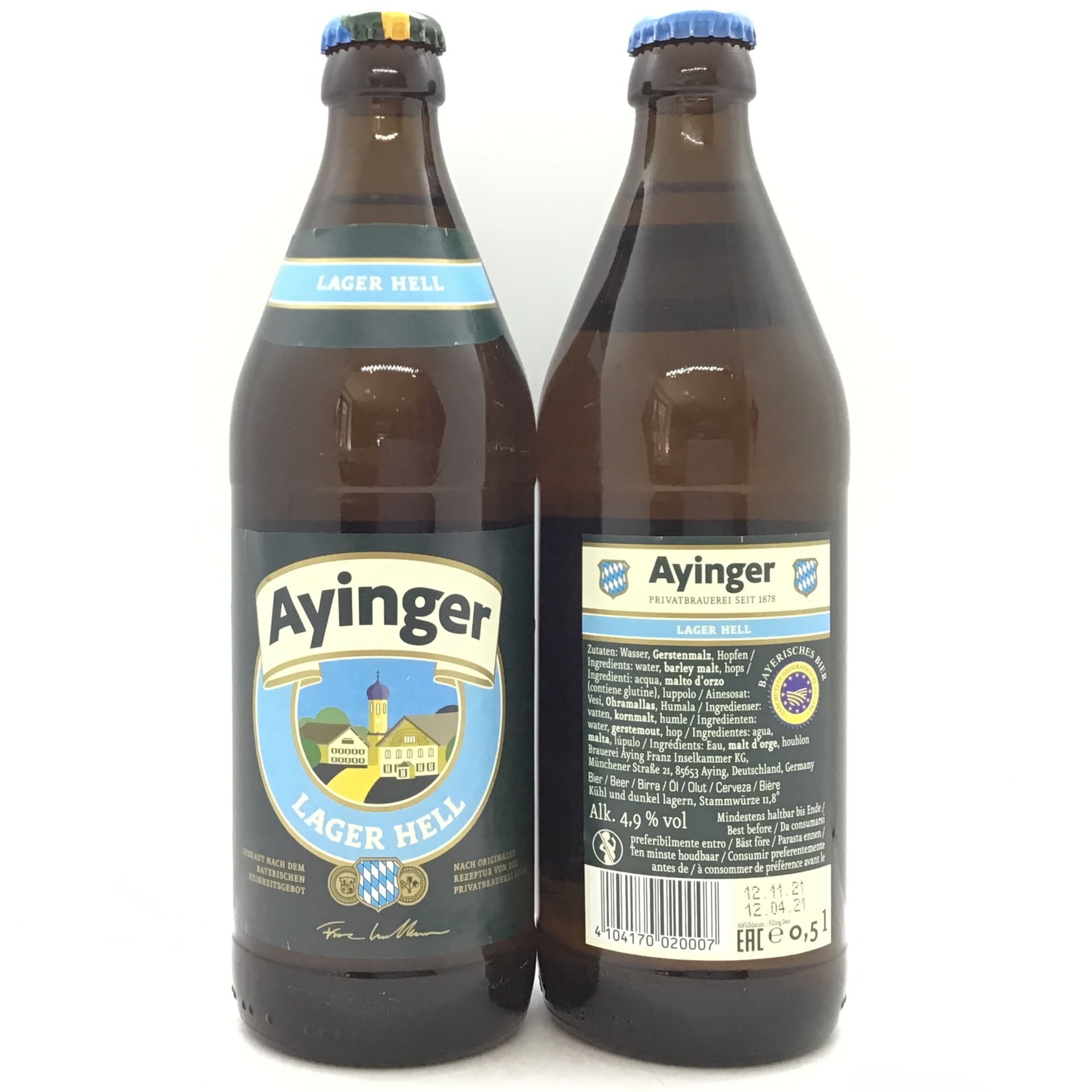Ayinger - Lager Hell - Bath Road Beers