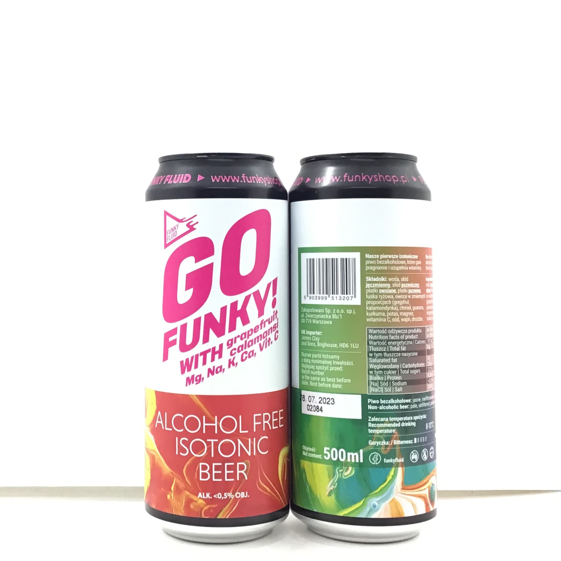 Funky Fluid Alcohol Free Isotonic Beer – Go Funky! - Bath Road Beers